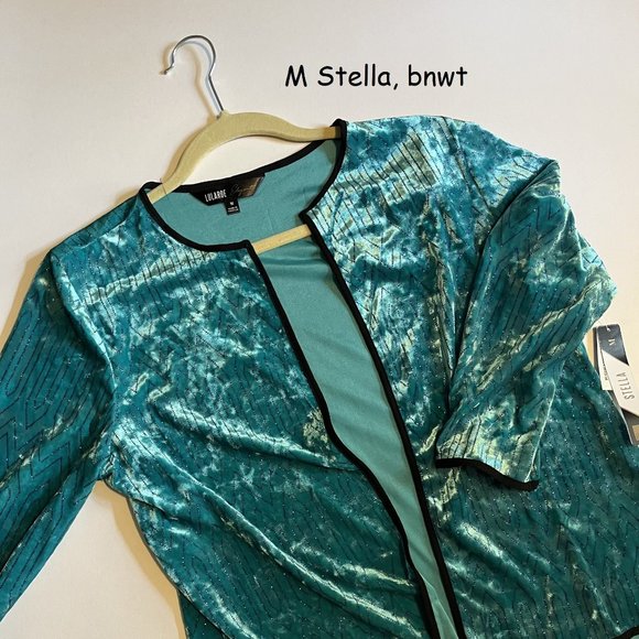 LuLaRoe | Jackets & Coats | Medium Lularoe Stella Elegant Bolero Jacket ...